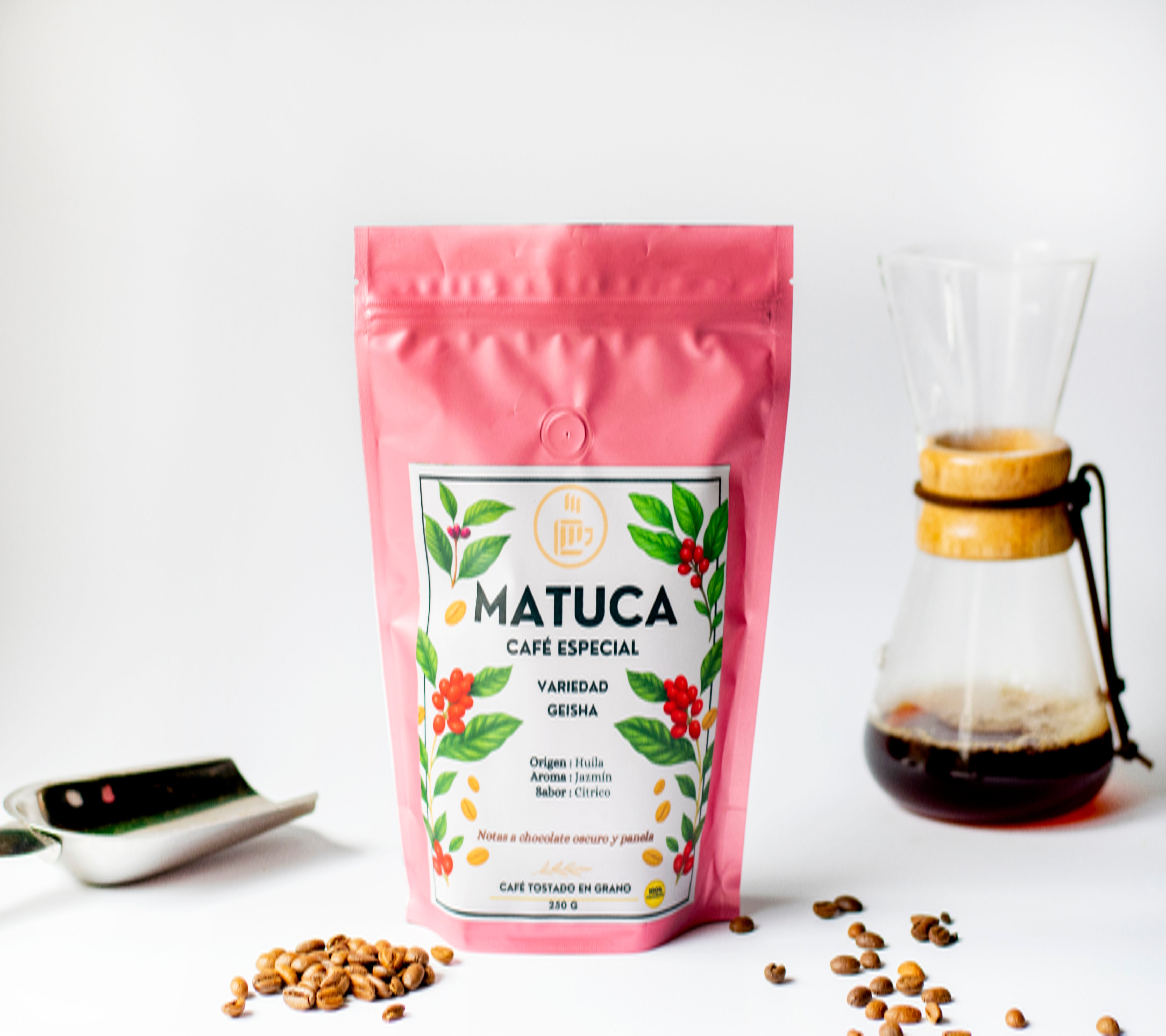 Café en grano Geisha 250g – Tienda Matuca